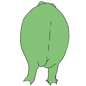 "Frog butt" Sticker for Sale by Abby Wolfe | Redbubble