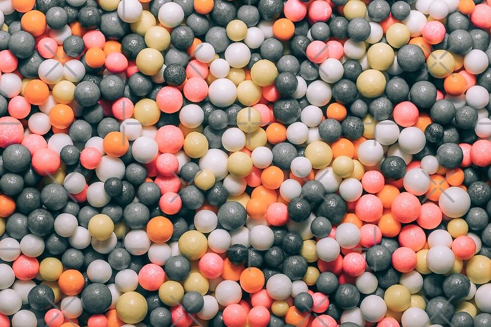 "Vintage Sphere Sprinkles Candy Photo" by patternsoup | Redbubble