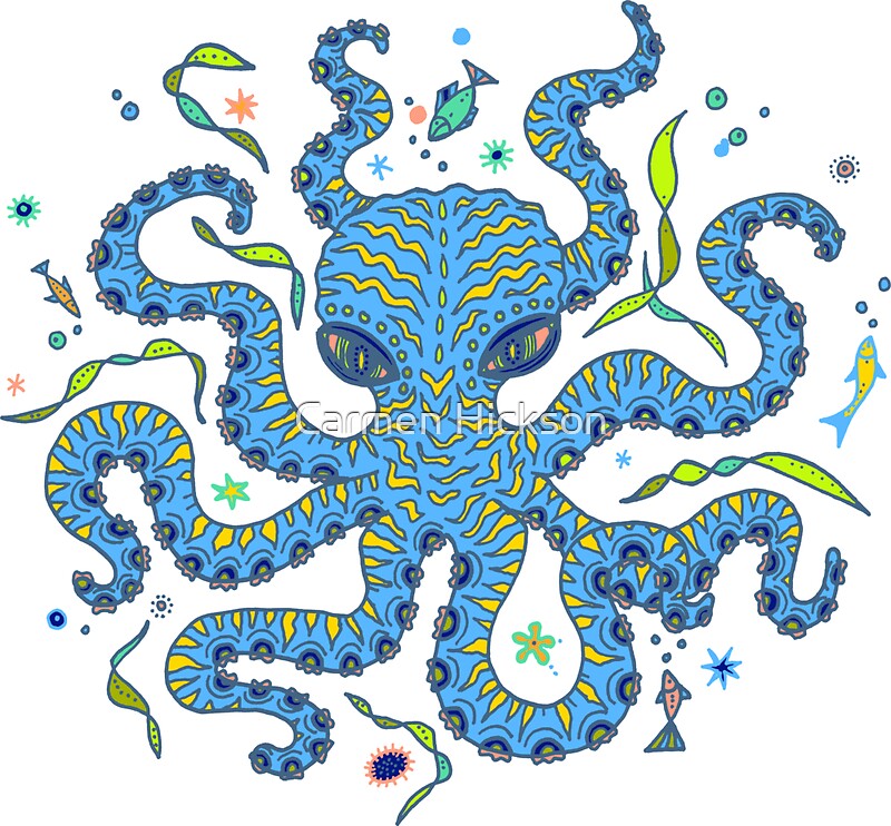 Octopus: Stickers | Redbubble