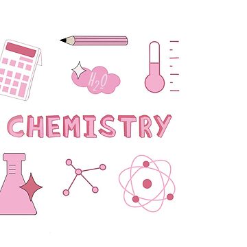 "chemistry notebook " Sticker for Sale by vogueeee | Redbubble
