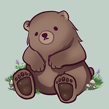 "Derpy Bear" Sticker for Sale by CakeApothecary | Redbubble