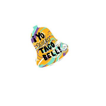 "Taco Bell" Sticker for Sale by HandcraftsbyHan | Redbubble