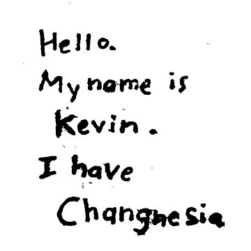 "hello my name is kevin. i have changnesia - community" Poster for Sale ...