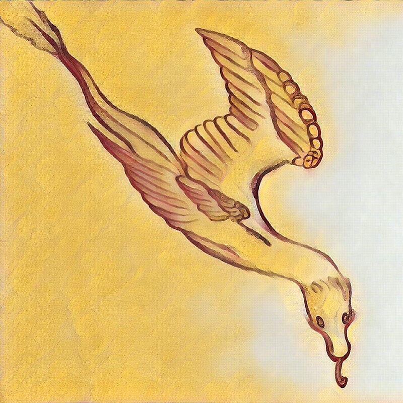 "Amphithere Dragon" by saltywriter | Redbubble