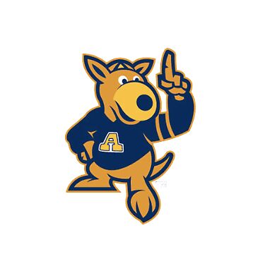 "Akron Zips Zippy Sticker UA" Stickers by vvforever | Redbubble