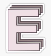 Letter E: Stickers | Redbubble