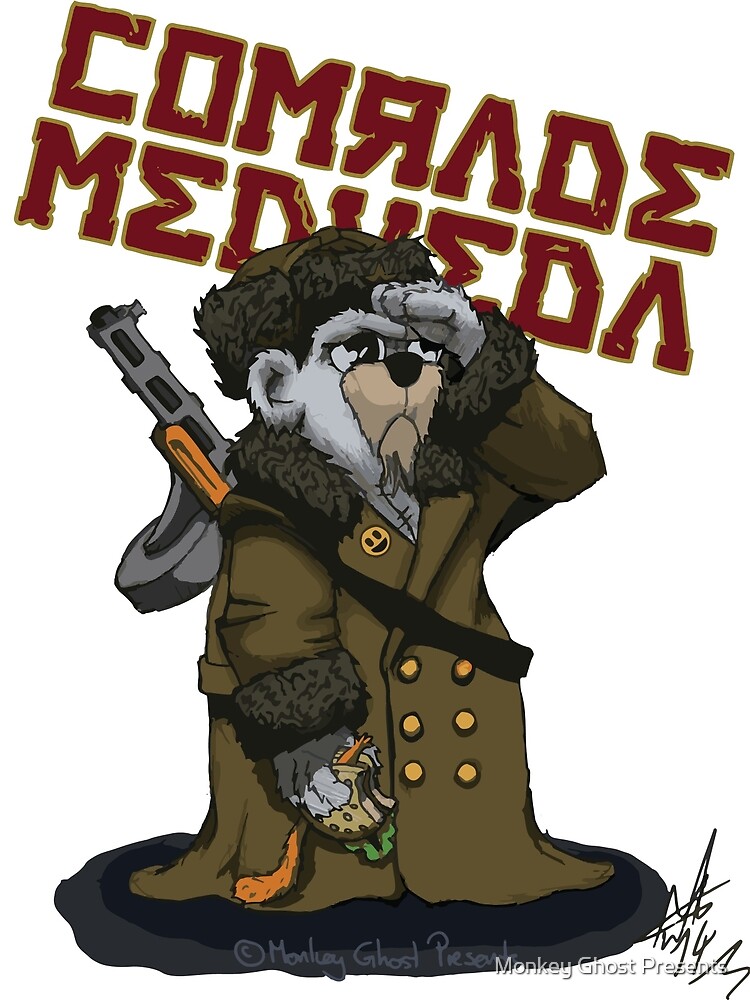 "Comrade Bear" by Monkey Ghost Presents | Redbubble