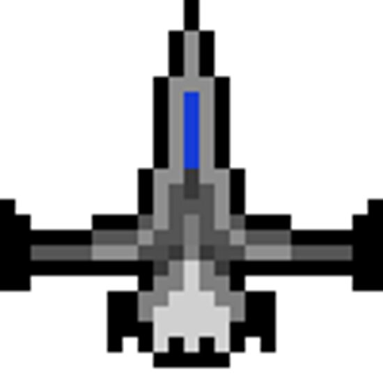 "Pixel Raumschiff" Poster von Embre | Redbubble