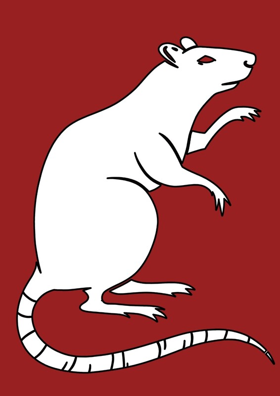 "Rampant Rat" by VladislavNovak | Redbubble