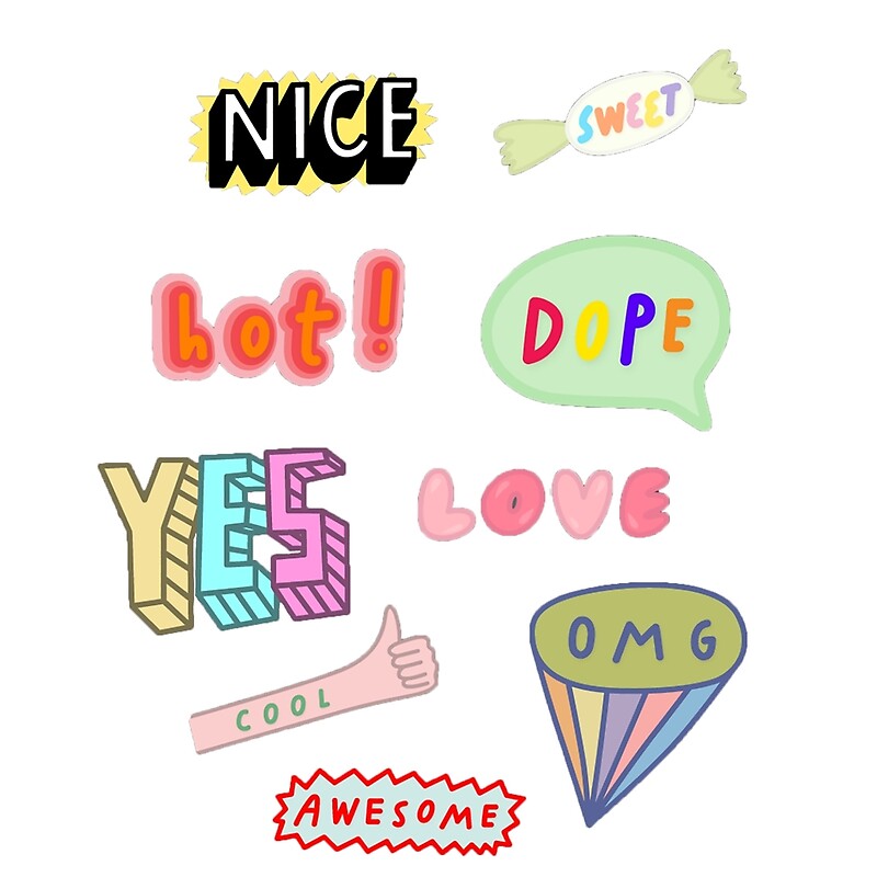 "Snapchat Stickers" by naamaparamore | Redbubble