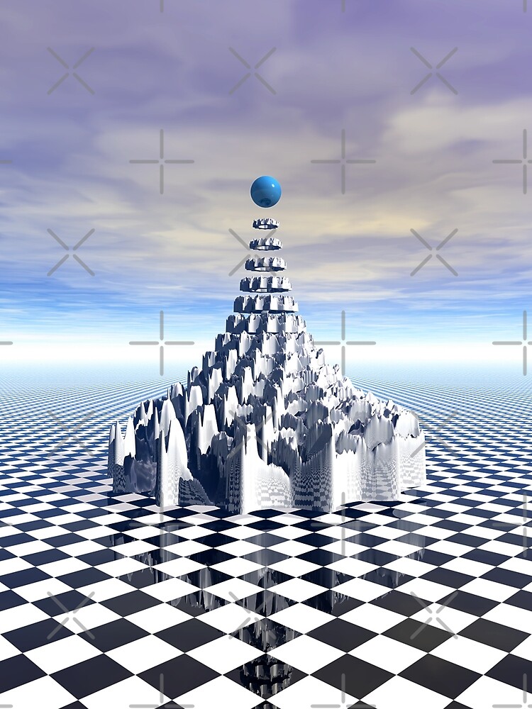 "Surreal Fractal Tower" by Phil Perkins | Redbubble