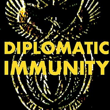 "Diplomatic Immunity Revoked " Greeting Card for Sale by evolettebodd ...
