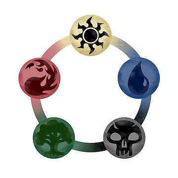 "Mana Colors" Poster for Sale by Conner Ballou | Redbubble