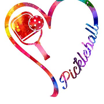 "Pickleball heart" Essential T-Shirt for Sale by CactusDesigns68 ...