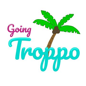 "Going Troppo " Sticker for Sale by Shifty-Gnome | Redbubble