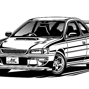 "EUROBEAT INTENSIFIES - WRX STI Coupe Type R Version GC8F full-body ...