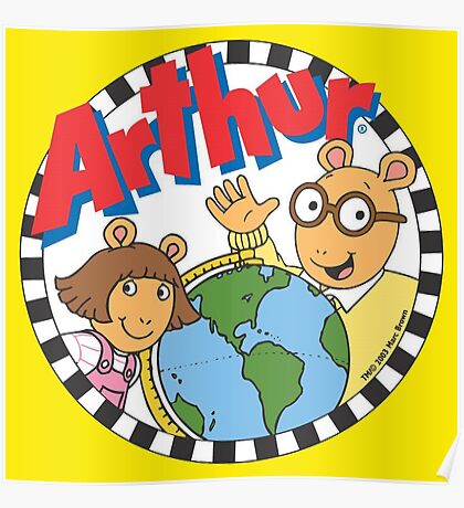 Arthur Cartoon: Posters | Redbubble