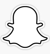 Snapchat Ghost: Stickers | Redbubble