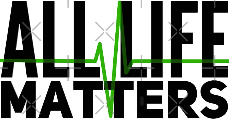 "All Life Matters" Stickers by TimelessJourney | Redbubble