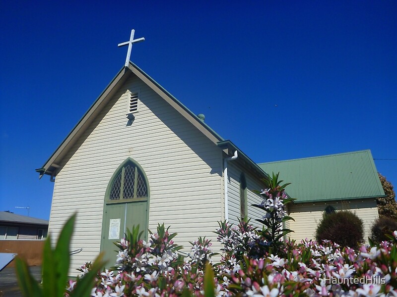 "Spring Church" by HauntedHills | Redbubble
