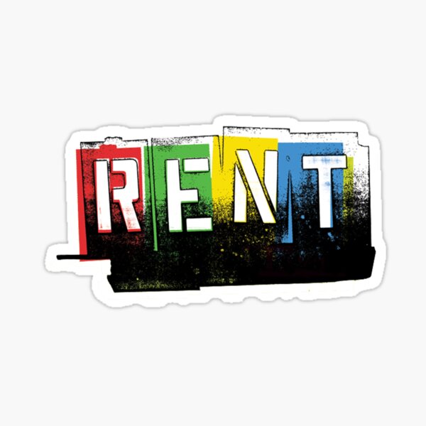 Rent Stickers | Redbubble