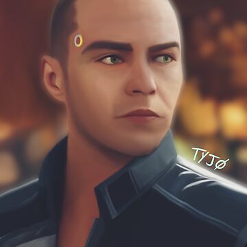"Marcus Detroit Become Human art" Sticker for Sale by tyjo-draws ...