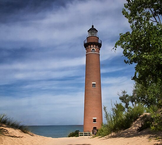 "Petite Pointe Au Sable Lighthouse - Michigan" Photographic Prints by ...