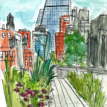 "High Line" Poster for Sale by rowanwu | Redbubble