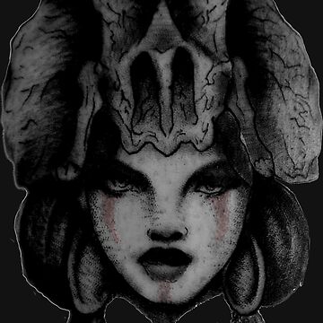 "Gothic Dinosaur Princess Female Warrior" Poster for Sale by ...