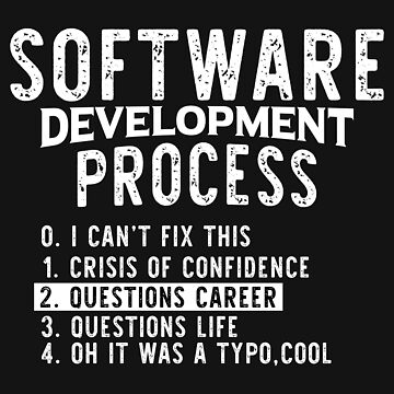 "Software Development Process - Programming Jokes" Sticker for Sale by ...