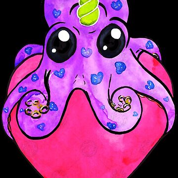 "Octocorn " Sticker for Sale by retschman | Redbubble