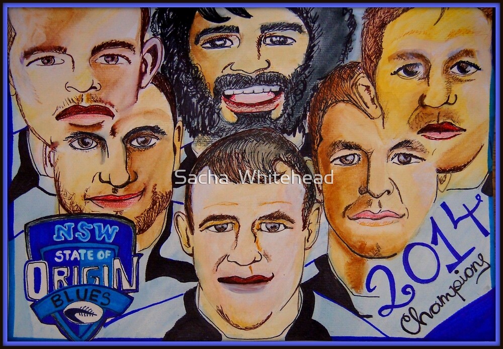 "Blues Champions Origin 2014 " by Sacha Whitehead | Redbubble