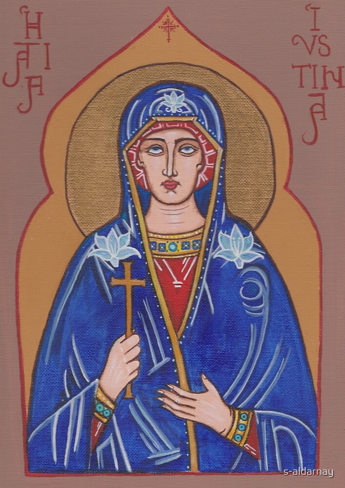 "Saint Justina Icon" by s-aldarnay | Redbubble