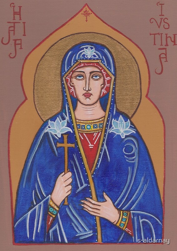 "Saint Justina Icon" by s-aldarnay | Redbubble