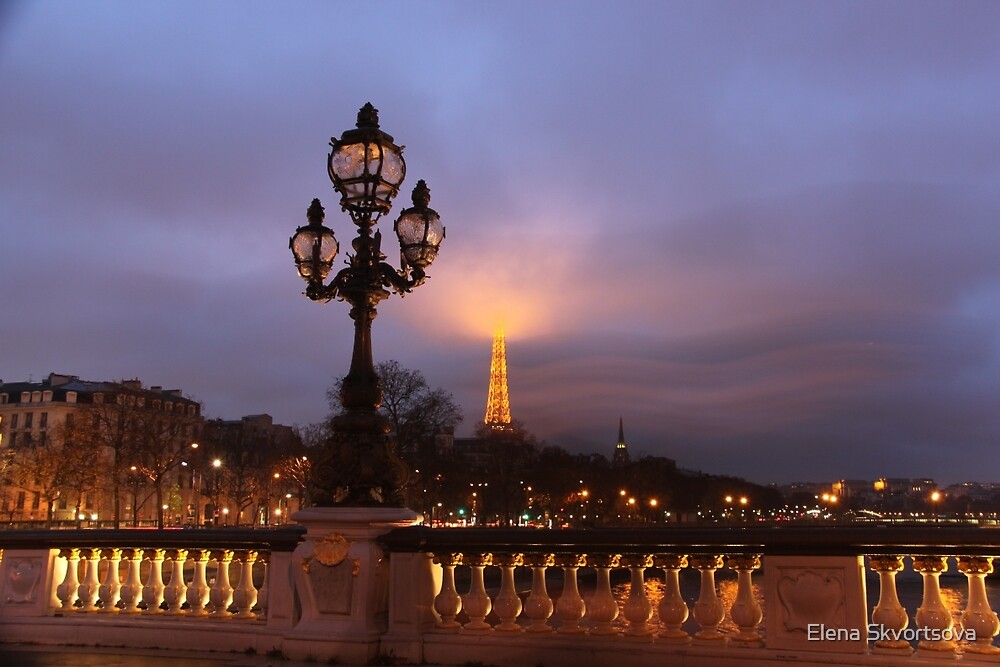 "Paris lights" by Elena Skvortsova | Redbubble
