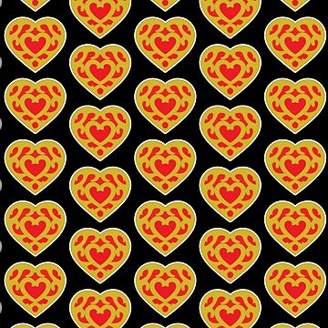 "Heart Container Tile Pattern| Perfect Gift | Zelda gift" Comforter for ...