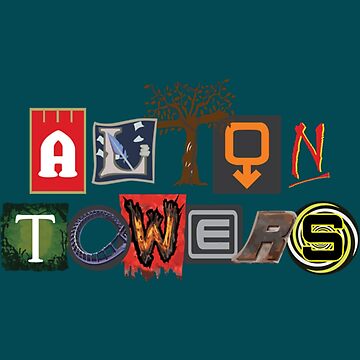 "Alton Towers Collage Design Classic" Essential T-Shirt for Sale by ...