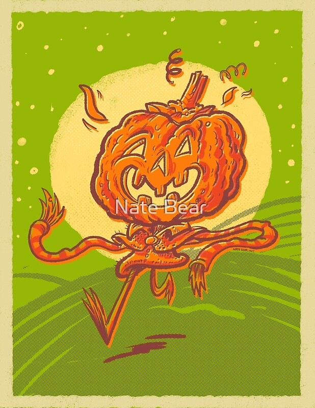 "Pumpkin Chum" by Nate Bear | Redbubble