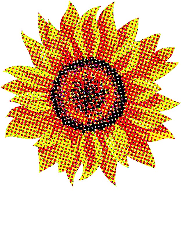 "The Disco Sunflower " by TalderDesigns | Redbubble