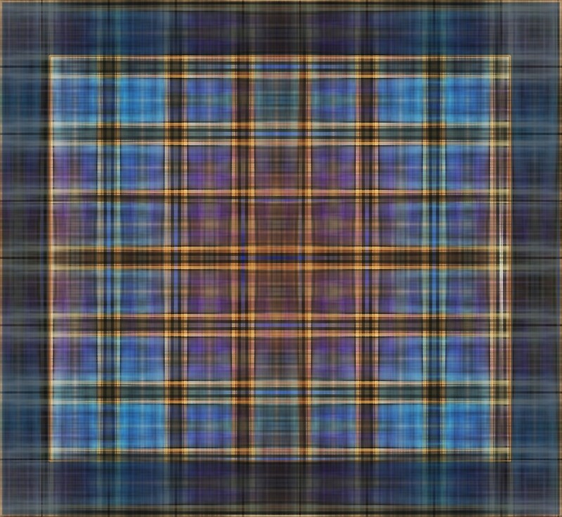 "Blue and Gold Tartan Pattern" by Anna Lemos | Redbubble
