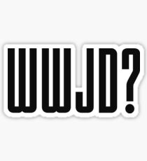 Wwjd Stickers | Redbubble