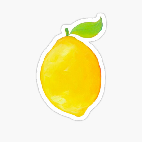 Lemon Stickers Redbubble