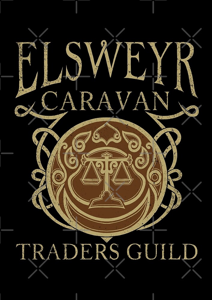 "Elsweyr Traders Guild" by monochromefrog | Redbubble