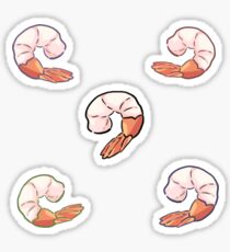 Shrimp Stickers | Redbubble