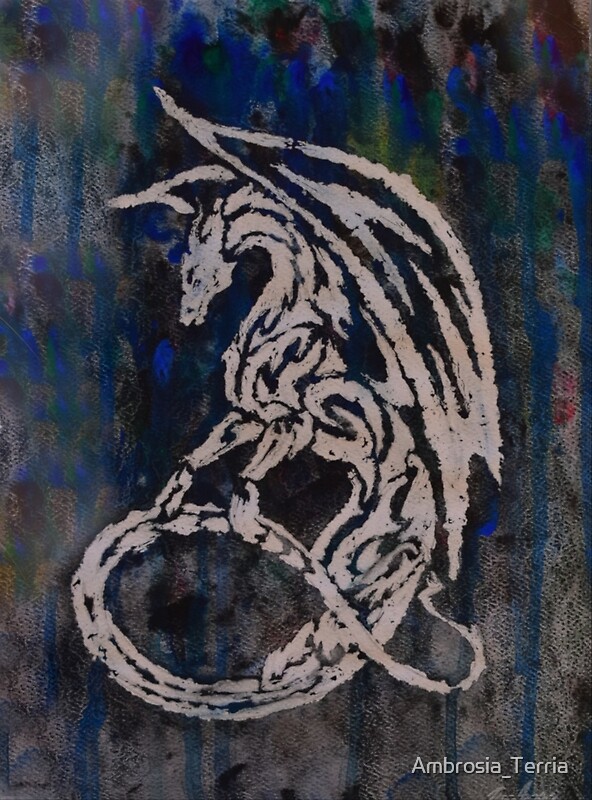 "Melting Dragon" by AmberHalie | Redbubble