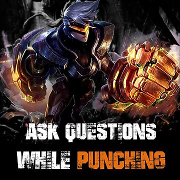 "Punch first , ask questions while punching" Kids T-Shirt for Sale by ...