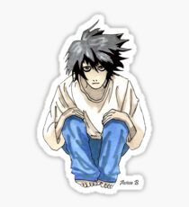 L Death Note: Stickers | Redbubble