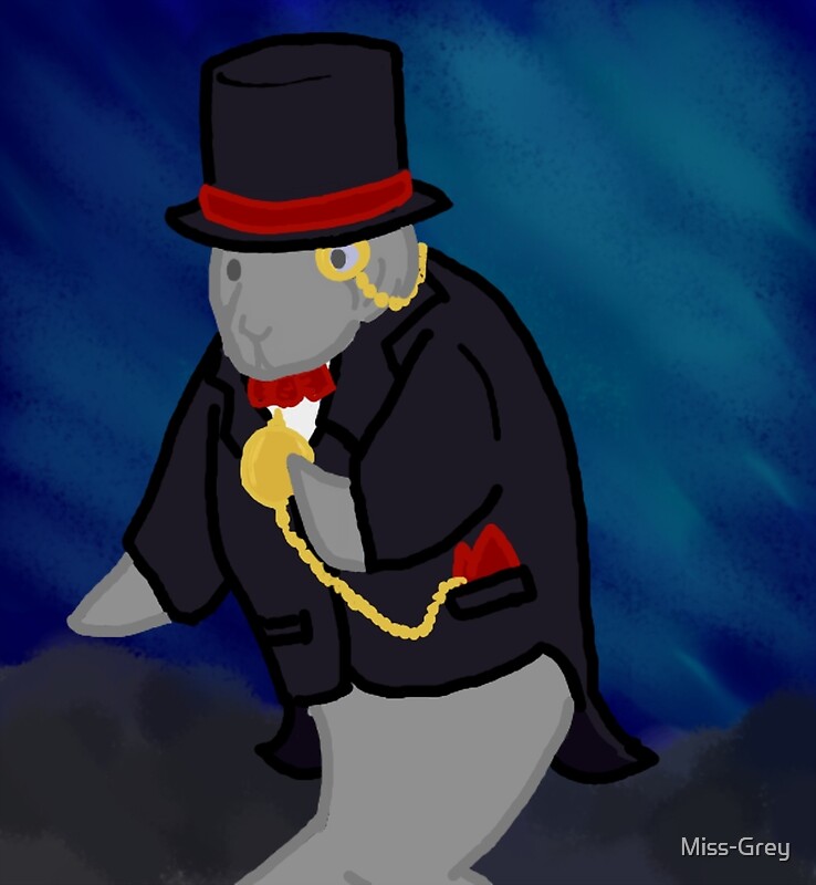"Dapper Dandy Manatee" by Miss-Grey | Redbubble