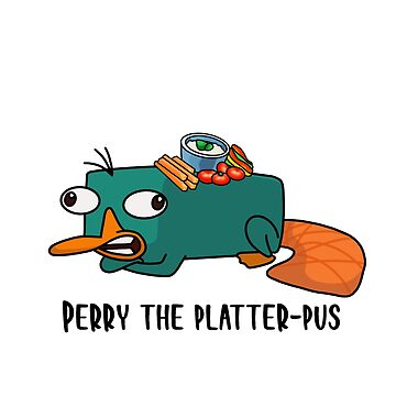 "Perry The Platter-Pus" Art Board Print for Sale by beckahbrooks ...