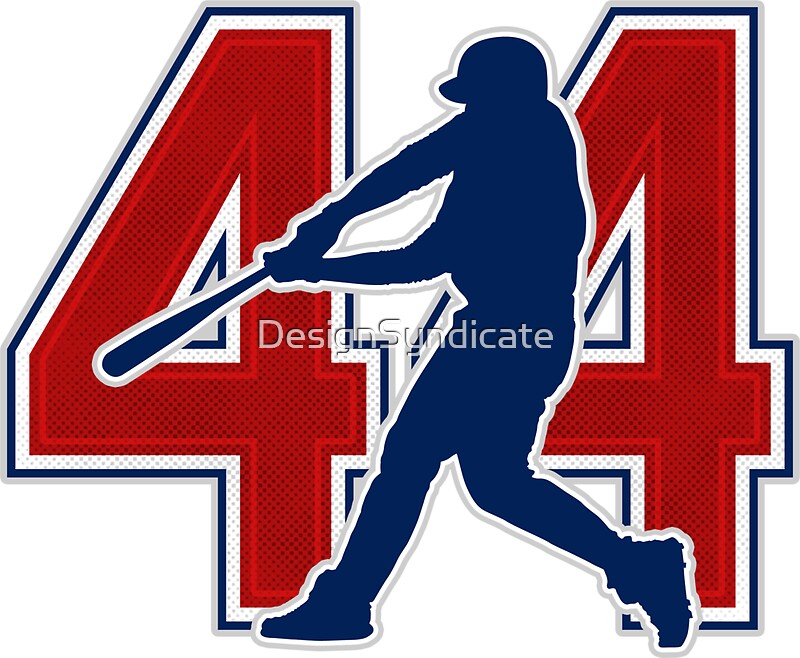 Number 44: Stickers | Redbubble